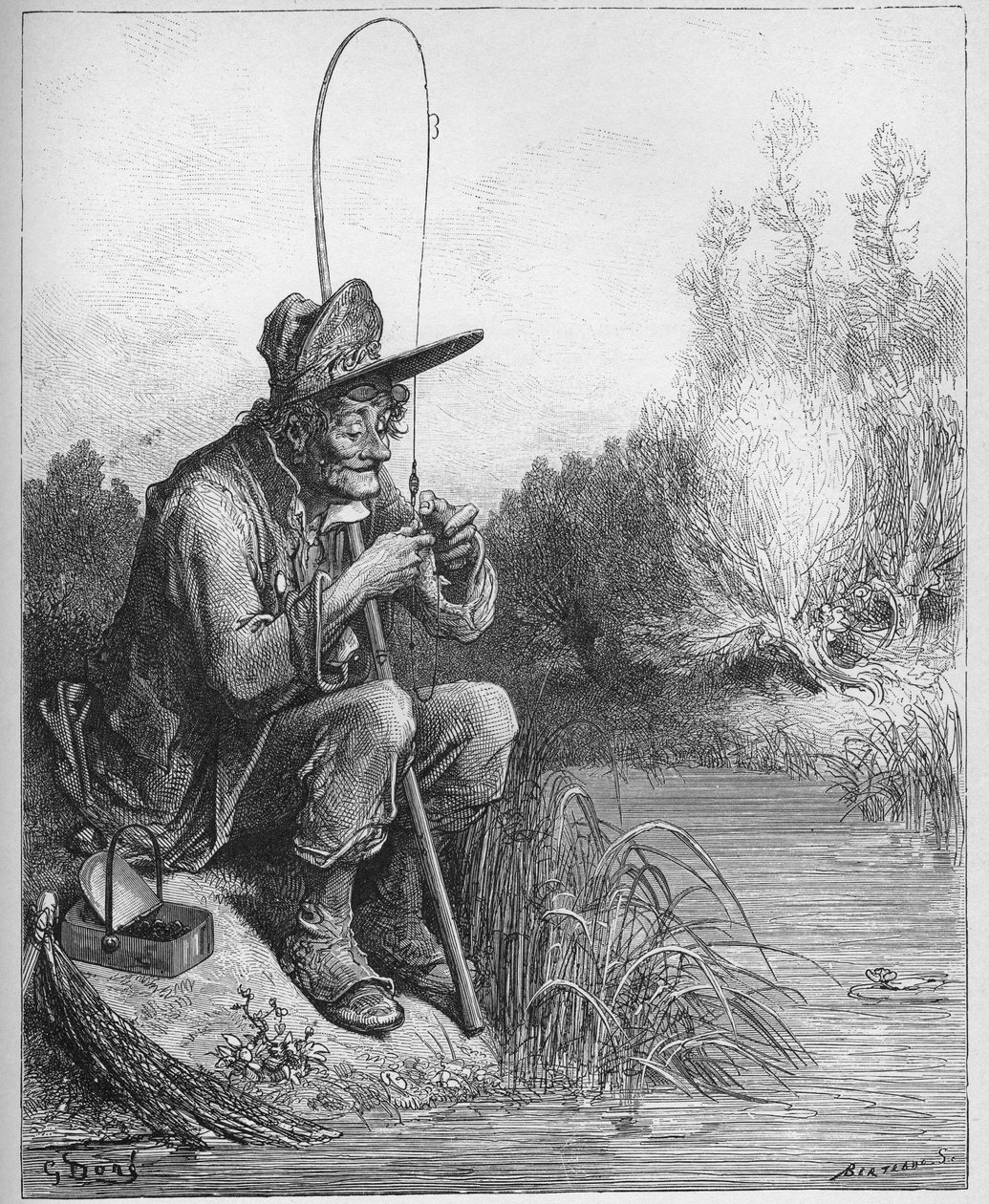 The Fisherman and the Little Fish - from 'Fables' by Jean de La ...