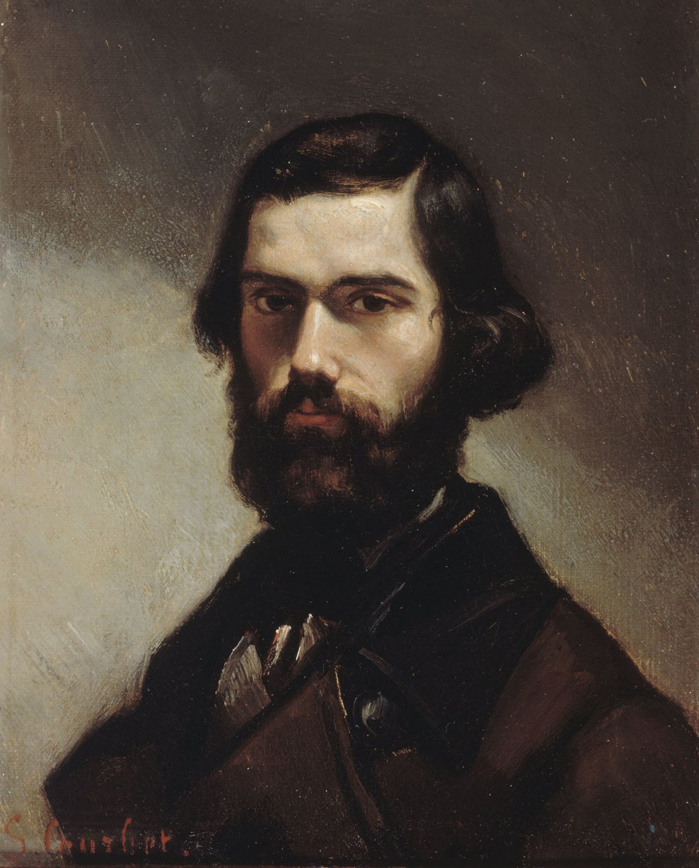 Portrait of Jules Vallès, 1861 by Gustave Courbet