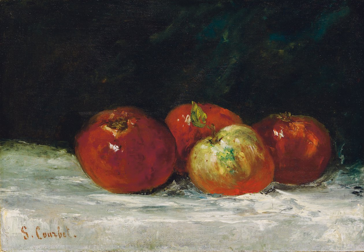 Red Apples by Gustave Courbet: Buy fine art print