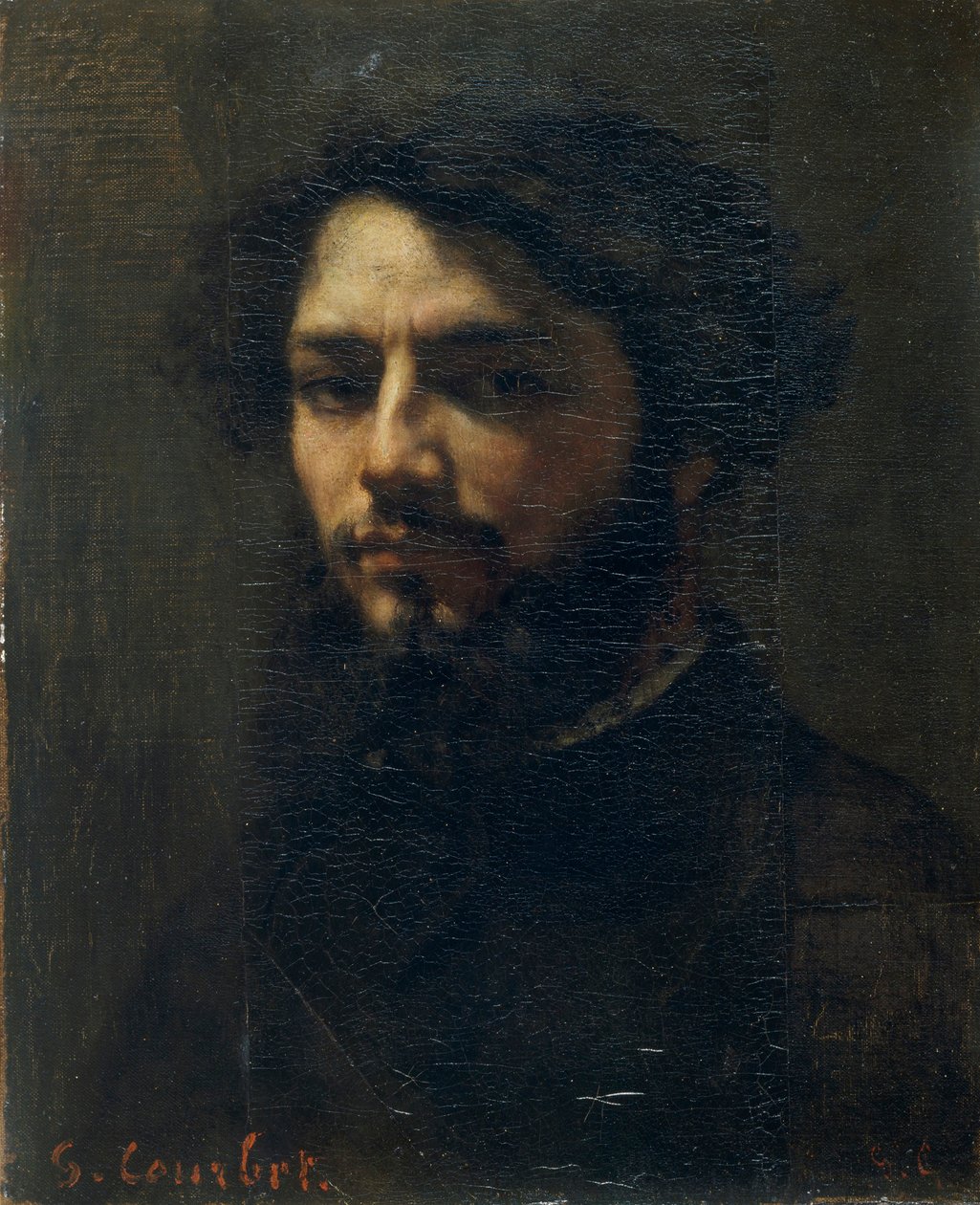Self-Portrait by Gustave Courbet: Buy fine art print