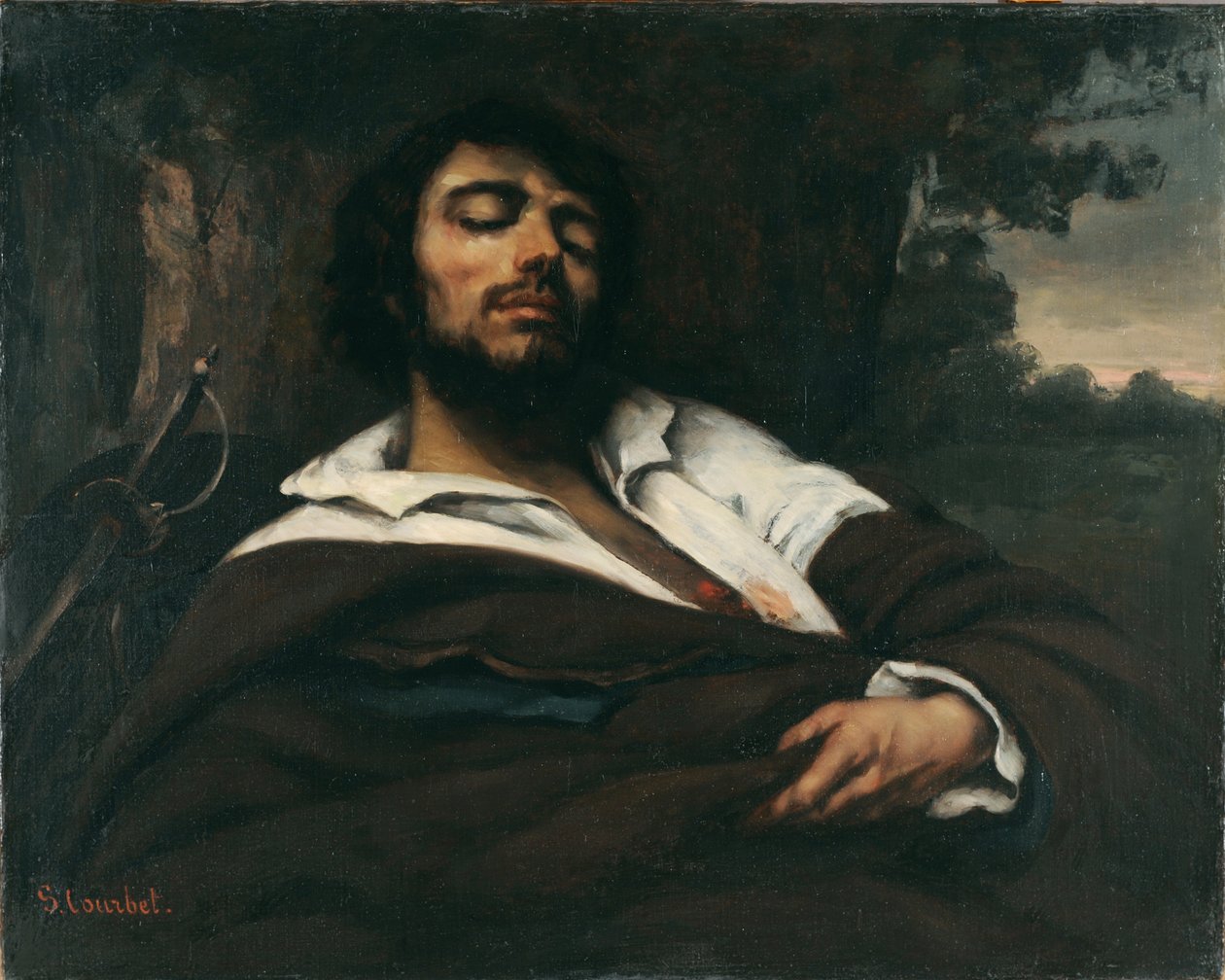 The Wounded Man by Gustave Courbet: Buy fine art print