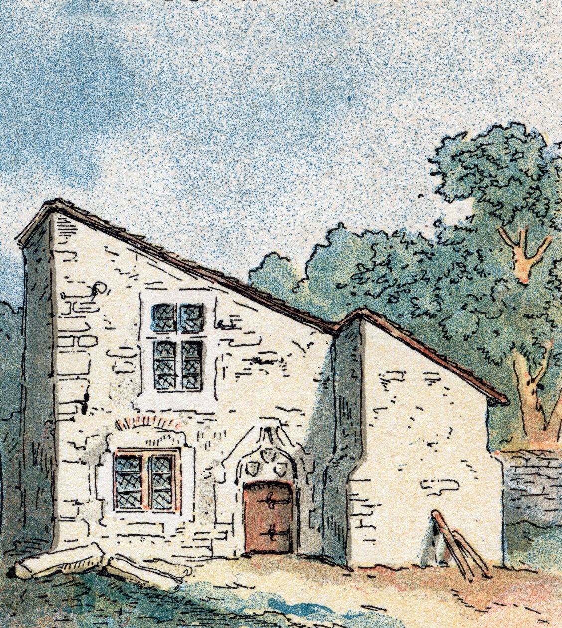 View of the birthplace of Joan of Arc at Domremy in the Vosges