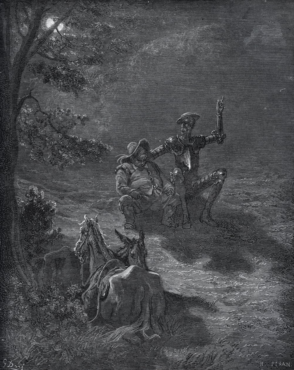 A Nocturnal Discourse - from 'Don Quixote de la Mancha' by Miguel ...