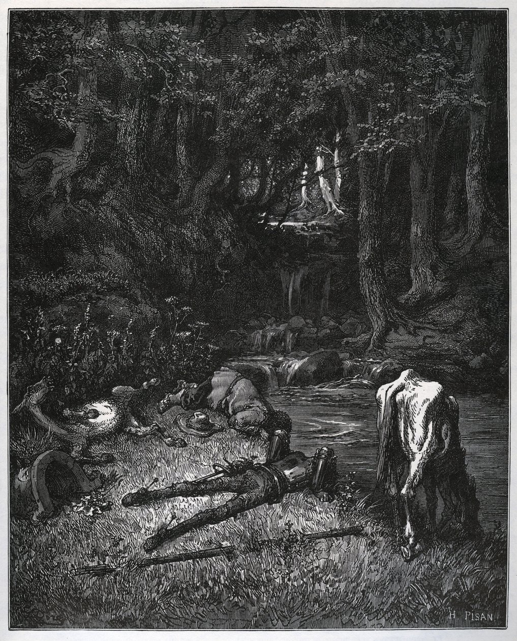 Bivouac in the Forest - Convinced by the beauty of the place, they ...