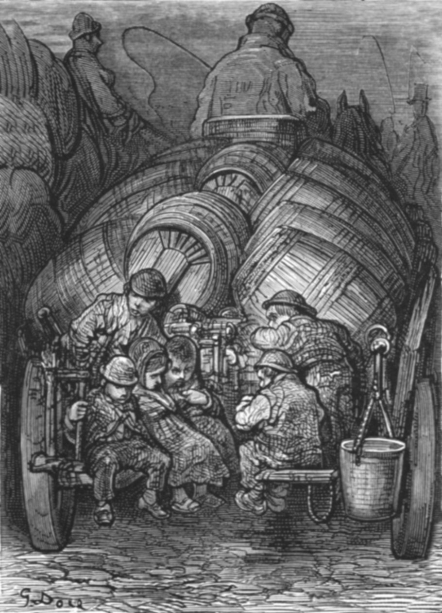 Brewer's Dray, 1872 by Gustave Dore: Buy fine art print
