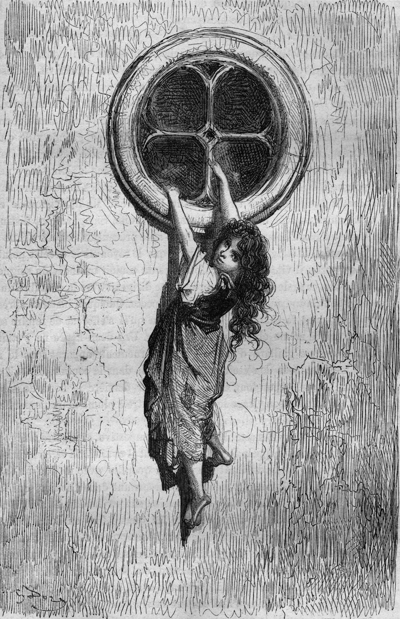 Chiquita (Illustration by Gustave Dore of book Captain Fracasse by ...