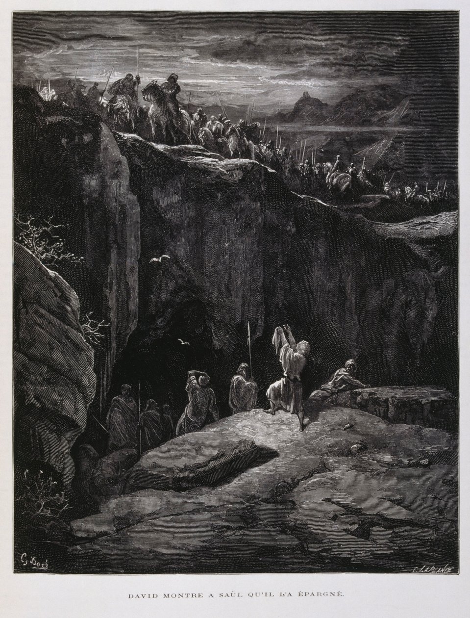 David Offers His Sword in Loyalty to Saul King of Israel (Illustration ...
