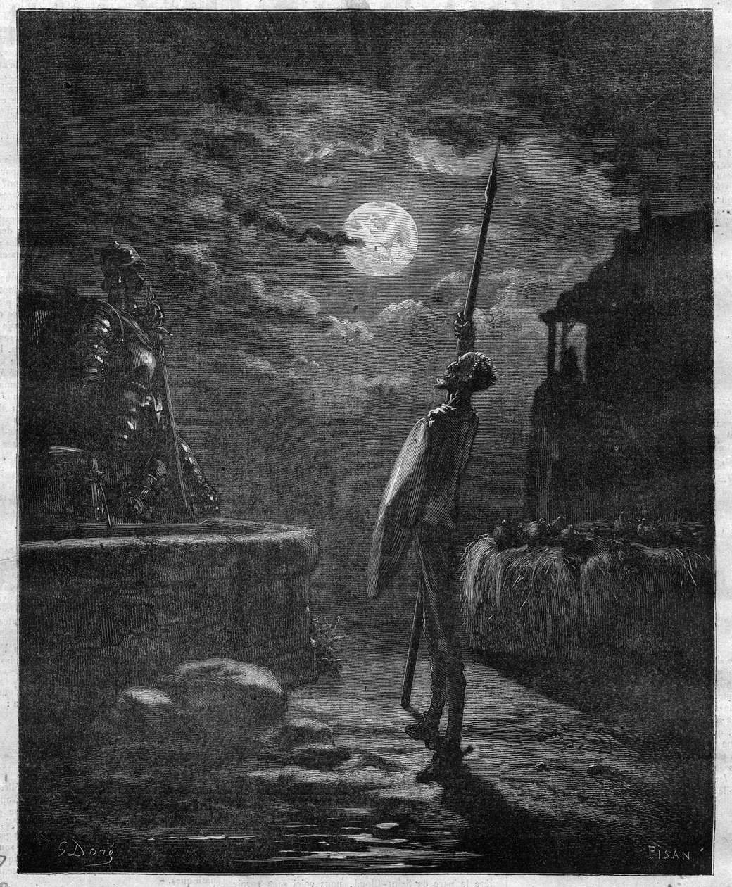 Don Quixote by Miguel de Cervantes (1547-1616) illustrated by Gustave ...
