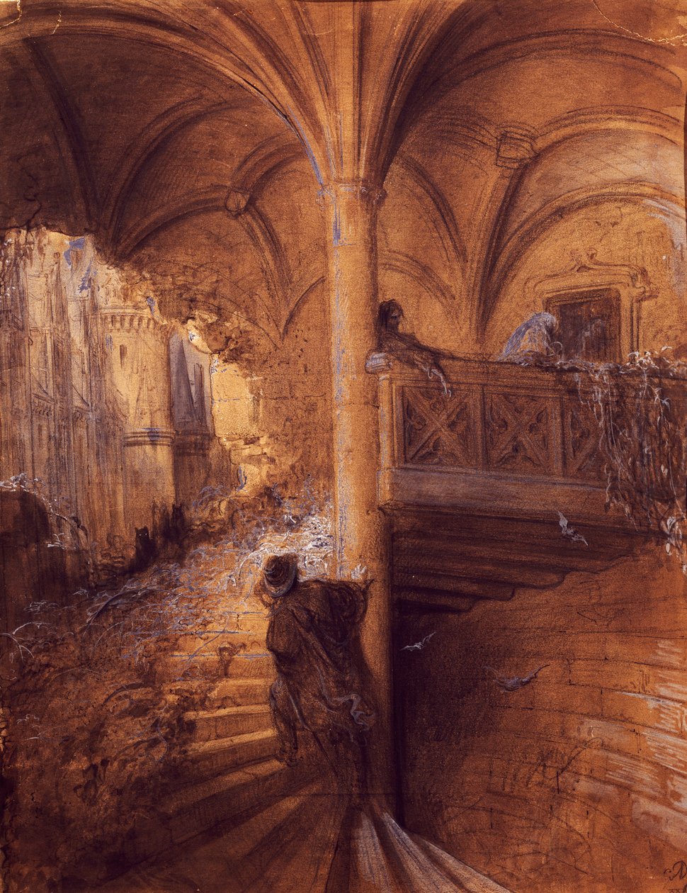 Enchanted Castle, Illustration by Gustave Dore for Fairy Tale by ...