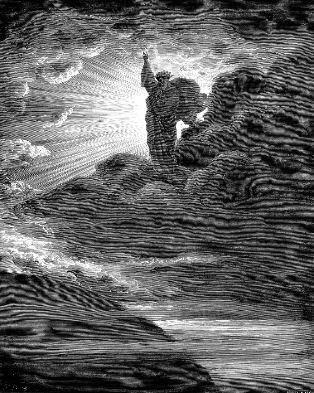 God Creating Light by Gustave Dore: Buy fine art print