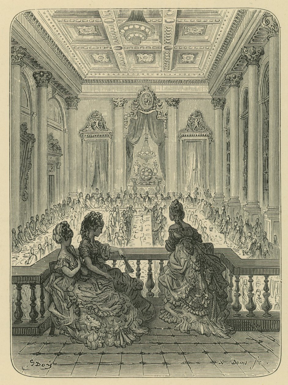 Goldsmith's Hall, London by Gustave Dore: Fine art print