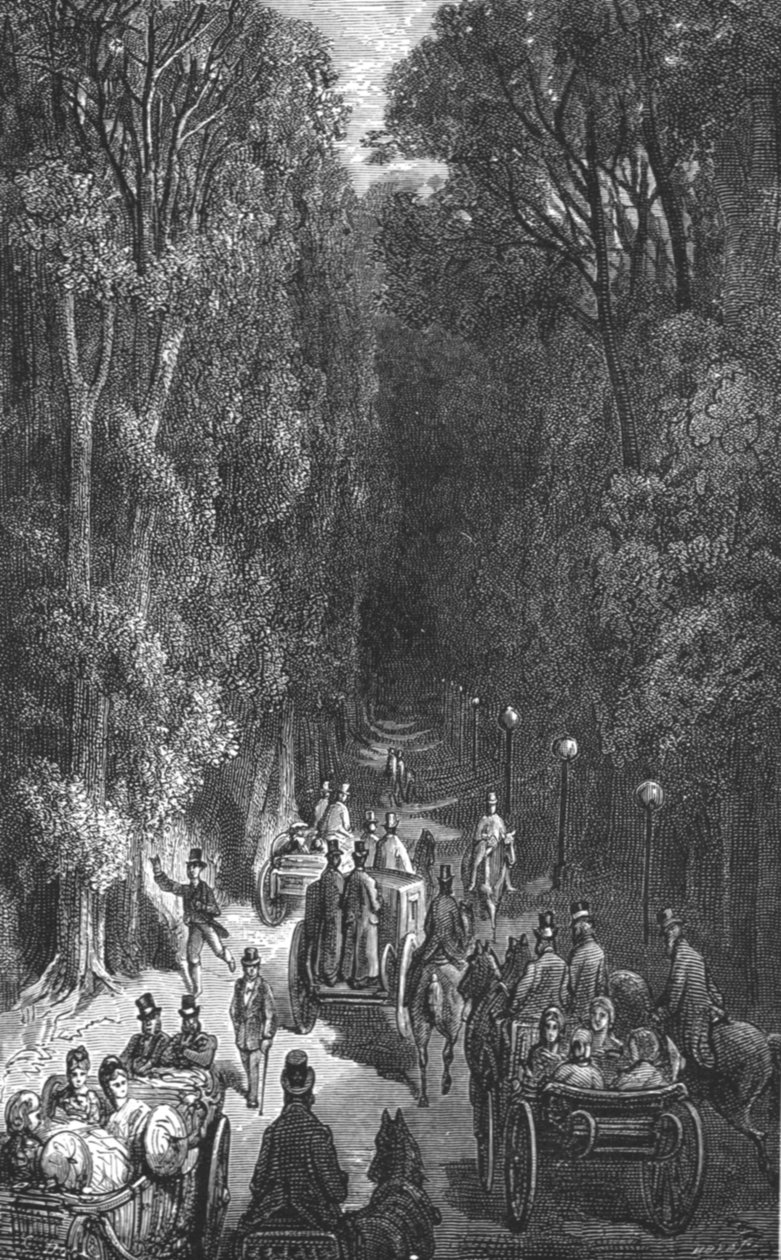 Home - from Holland House by Gustave Dore: Fine art print