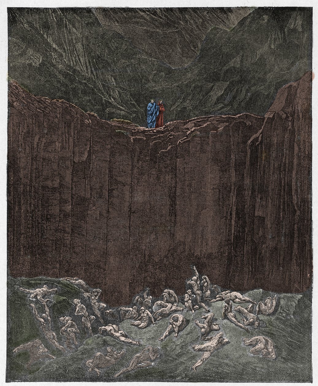 Inferno, Canto 29: The Forgers Tormented in the Valley, Illustration ...