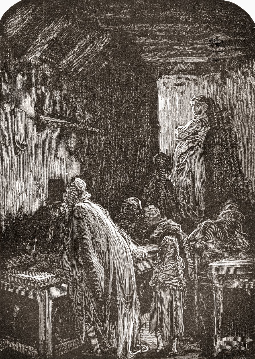 London by Gustave Dore: Highest-quality art reproduction
