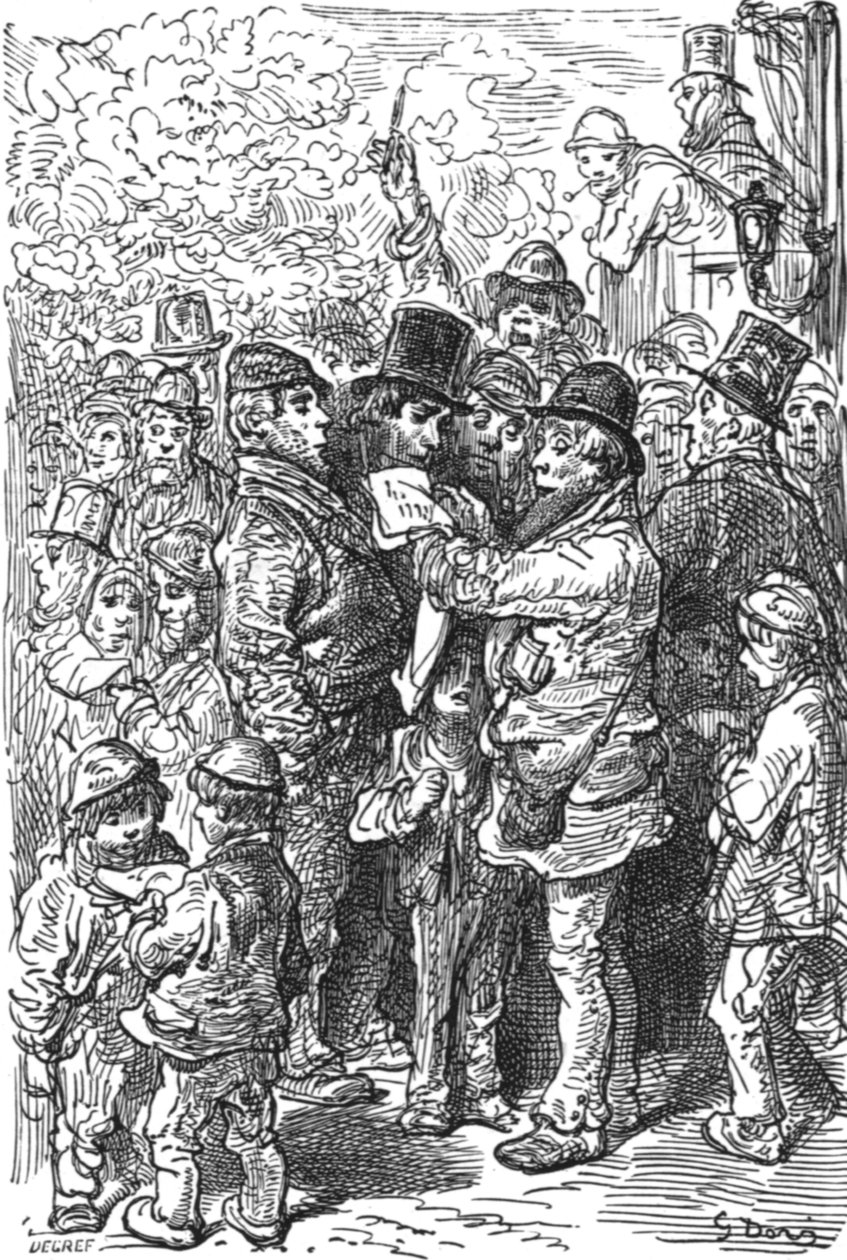 Outside the Ring, 1872 by Gustave Dore: Buy fine art print