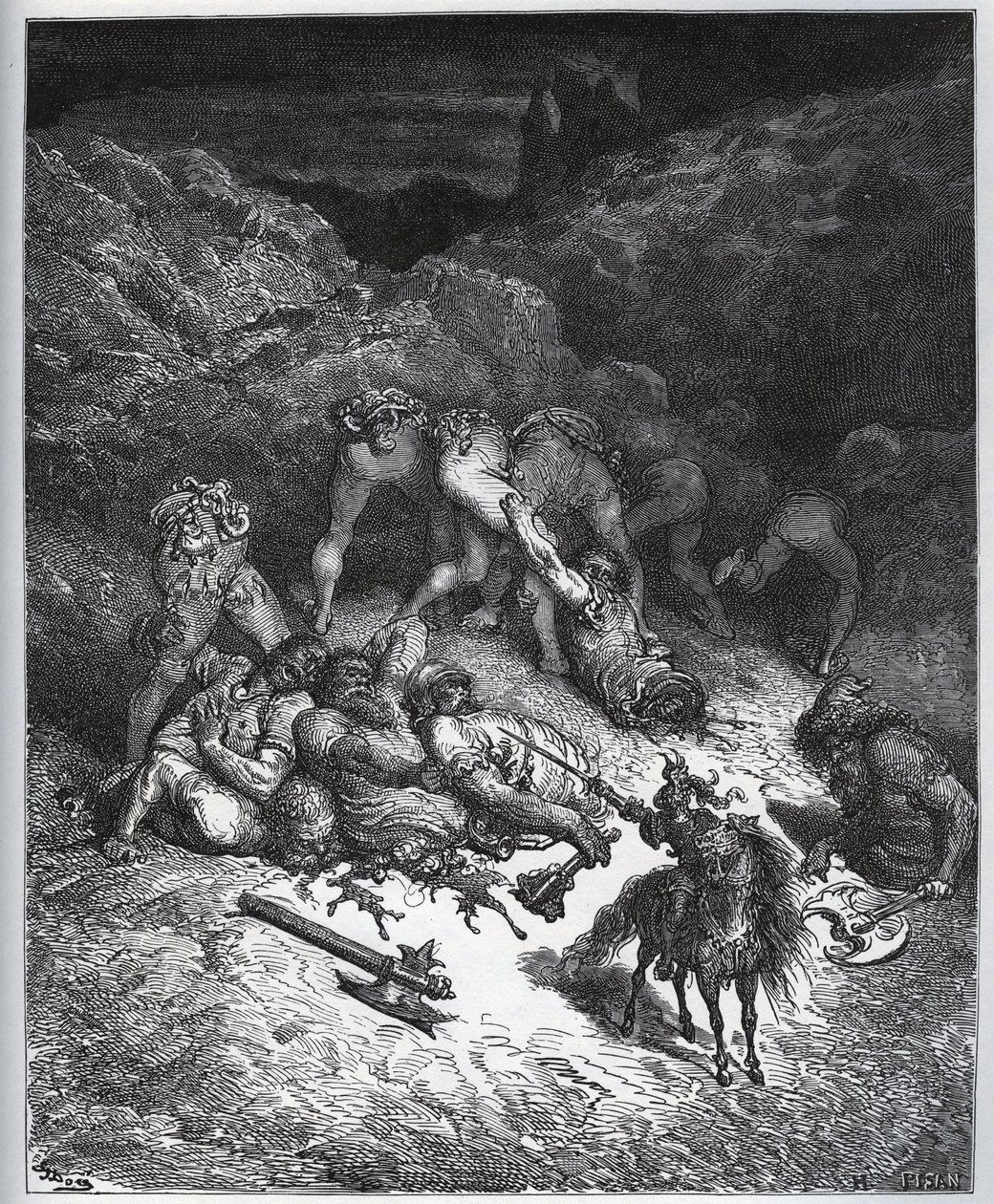 Recite of the feats of Felix-Mars d'Hyrcania - from 'Don Quixote de la ...