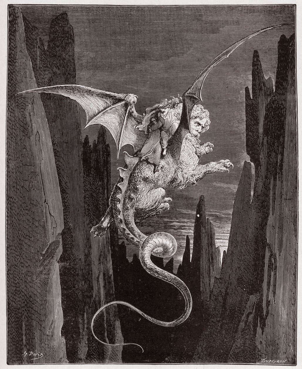 Gustave Dore Inferno Satan Pape Satàn, Pape Satàn Aleppe Wikipedia