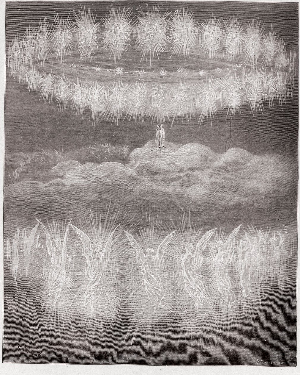 The Divine Comedy, Paradiso, Canto 12: The Rings of Glorified Souls in ...