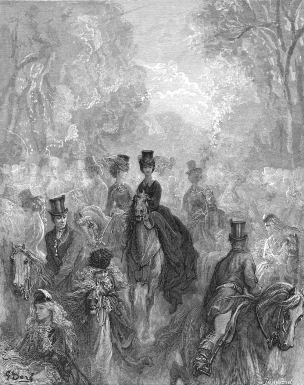 The Ladies' Mile, 1872 by Gustave Dore: Buy fine art print