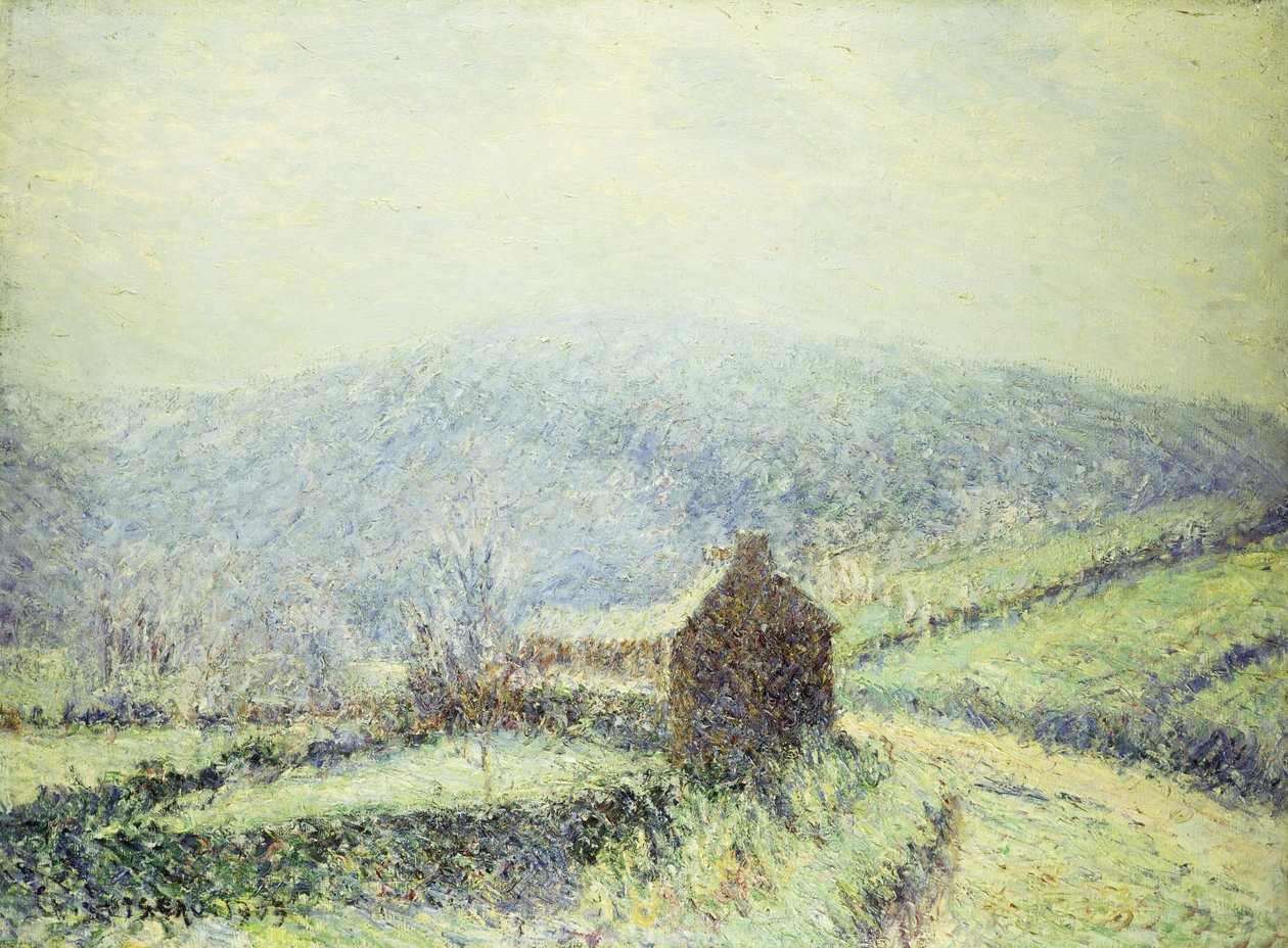 Hoar Frost at Huelgoat, Finistere by Gustave Loiseau