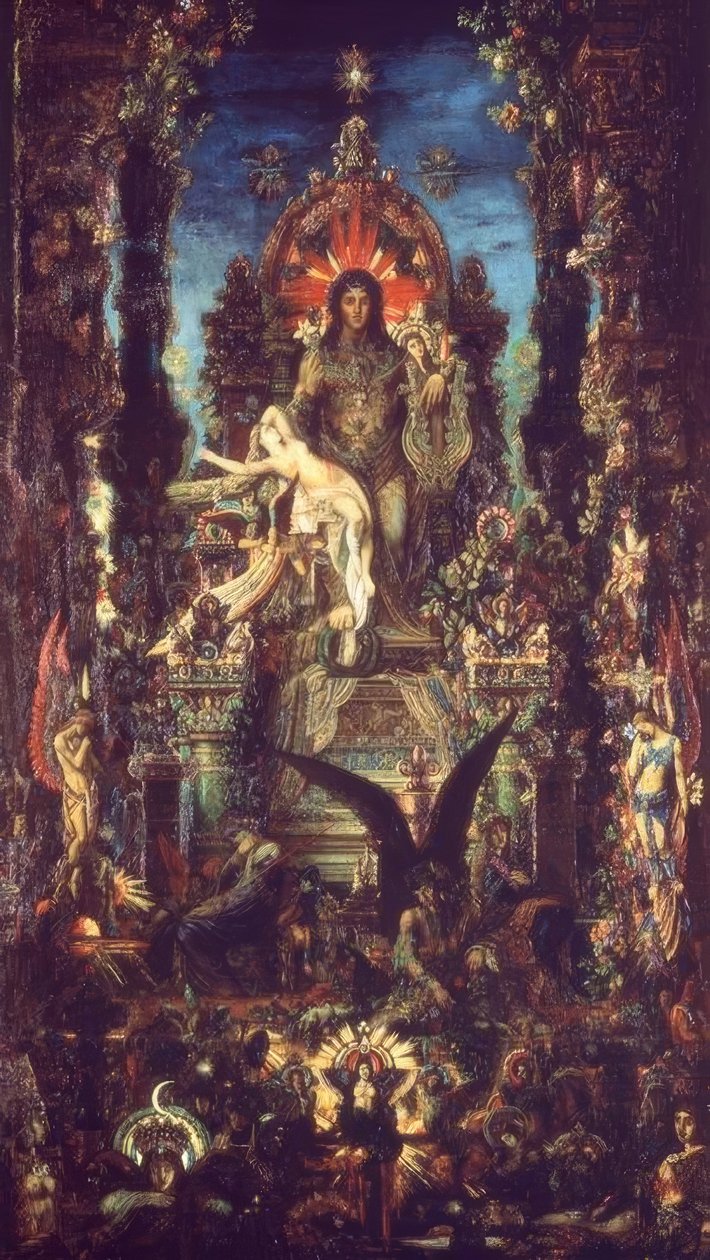 Jupiter and Semele by Gustave Moreau: Buy fine art print