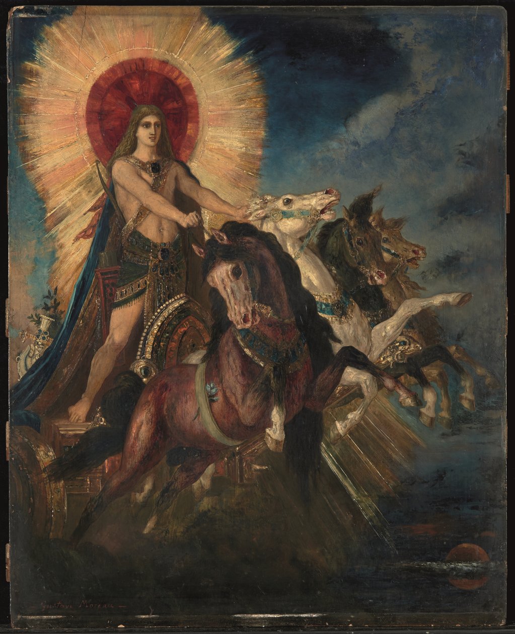 The Chariot of Apollo or Phoebus-Apollo by Gustave Moreau