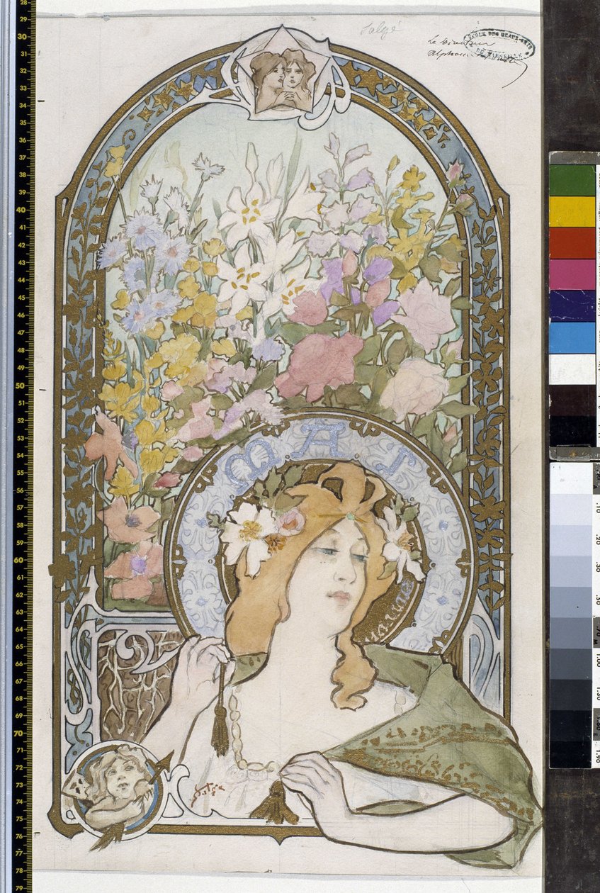 Art Nouveau: Poster by Gustave Salge by Gustave Salge