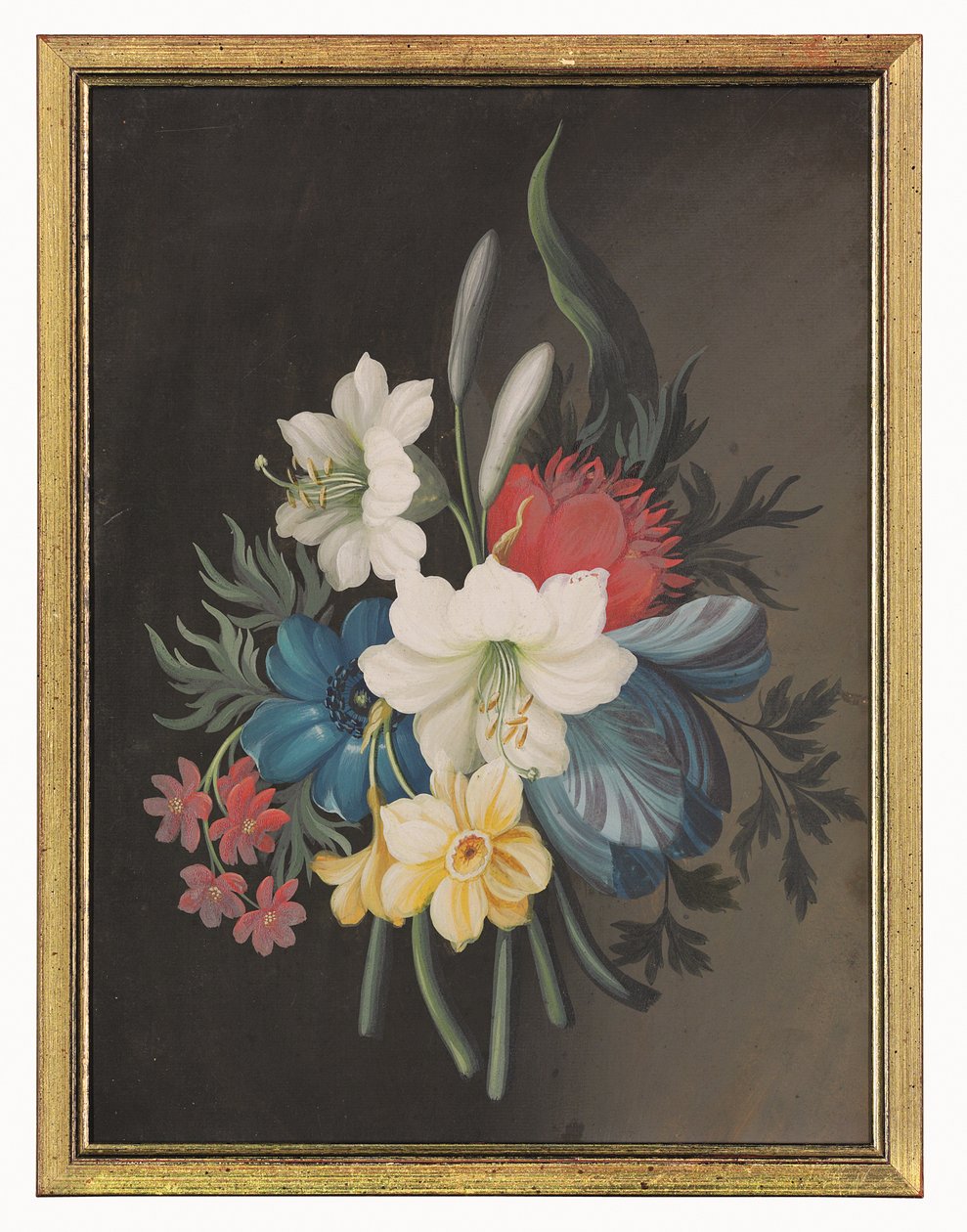 Still Life of Floral Bouquet by Gustavus Hamilton