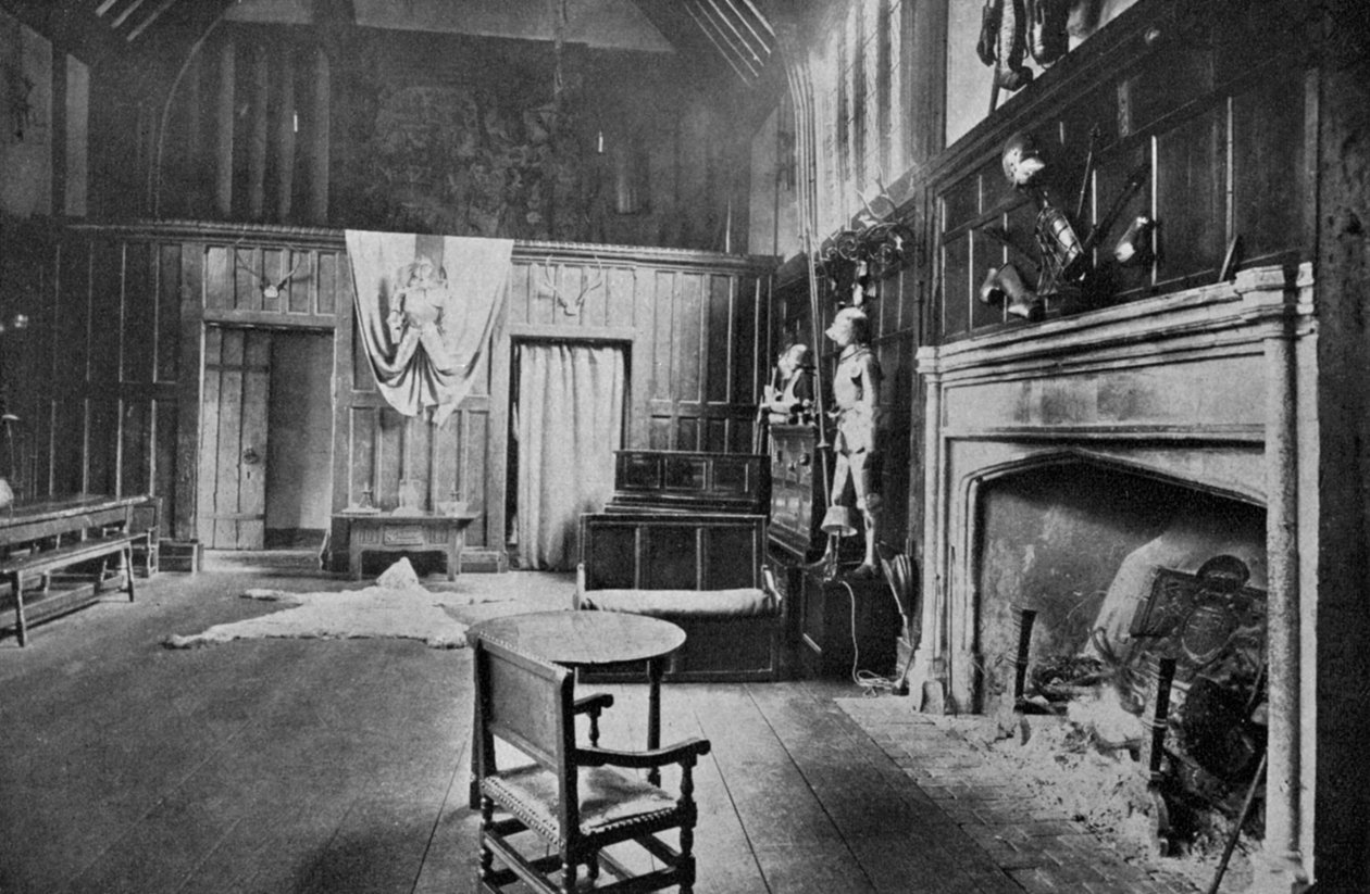 The Great Hall, Ockwells Manor by HN King: Fine art print