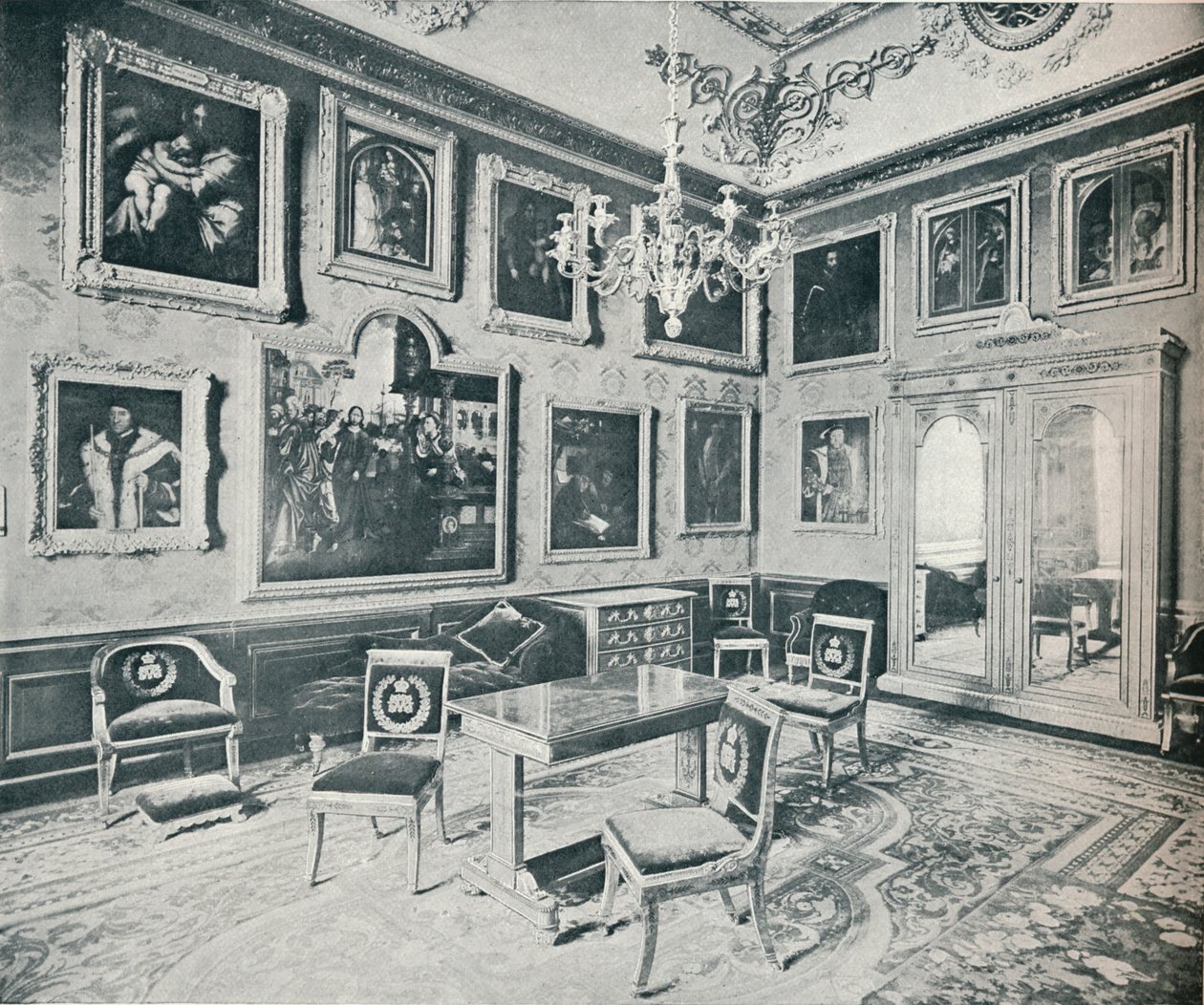 The State Dressing Room at Windsor Castle, c1899, 1901