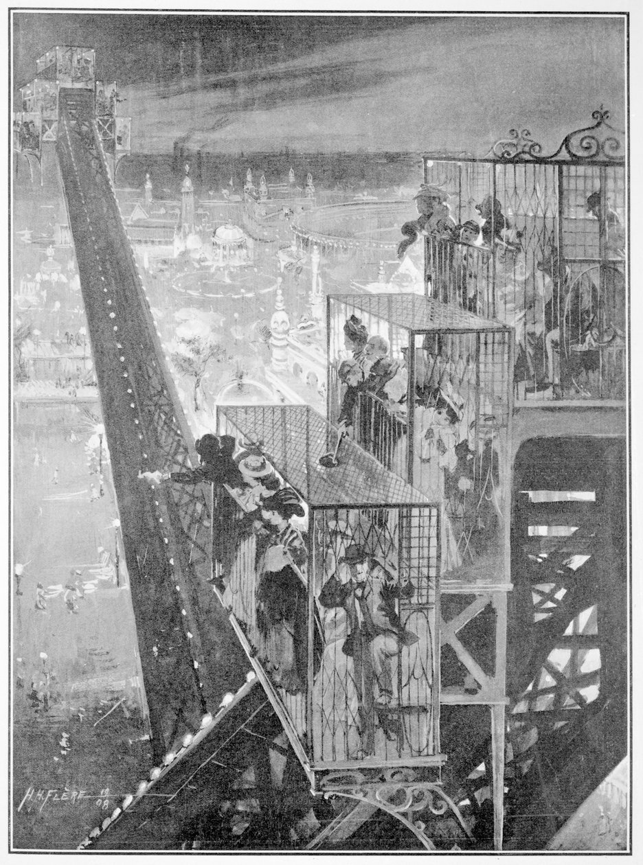 The flip-flap ride at the Franco-British exhibition, 1908