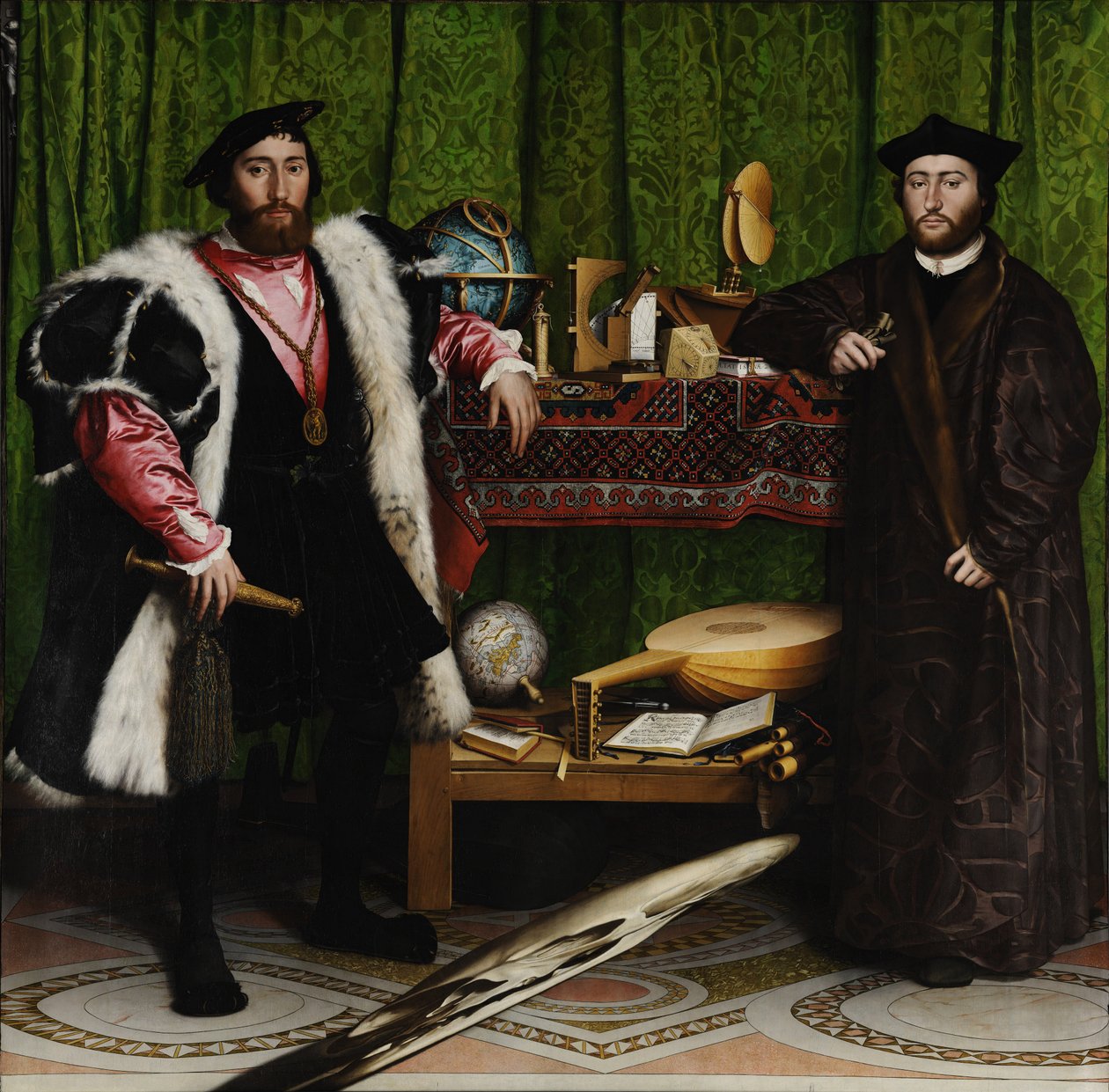 The Ambassadors by Hans Holbein der Jüngere: Fine art print