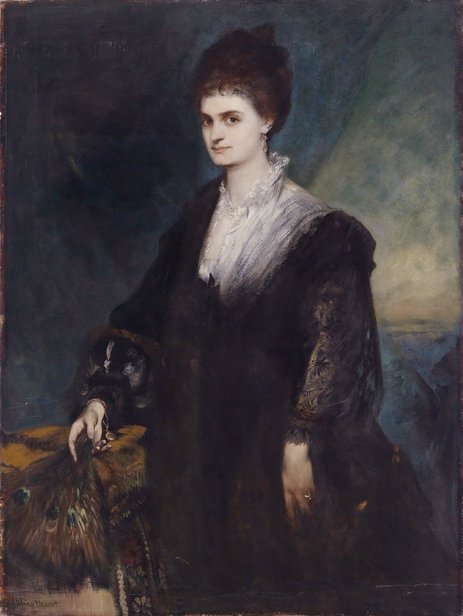 Marie Kalergi (1840-1877) by Hans Makart: Fine art print