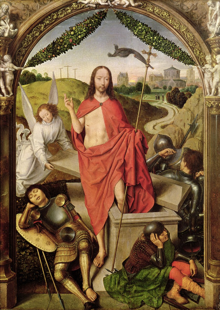 The Resurrection, Central Panel from the Triptych of the Resurrection ...