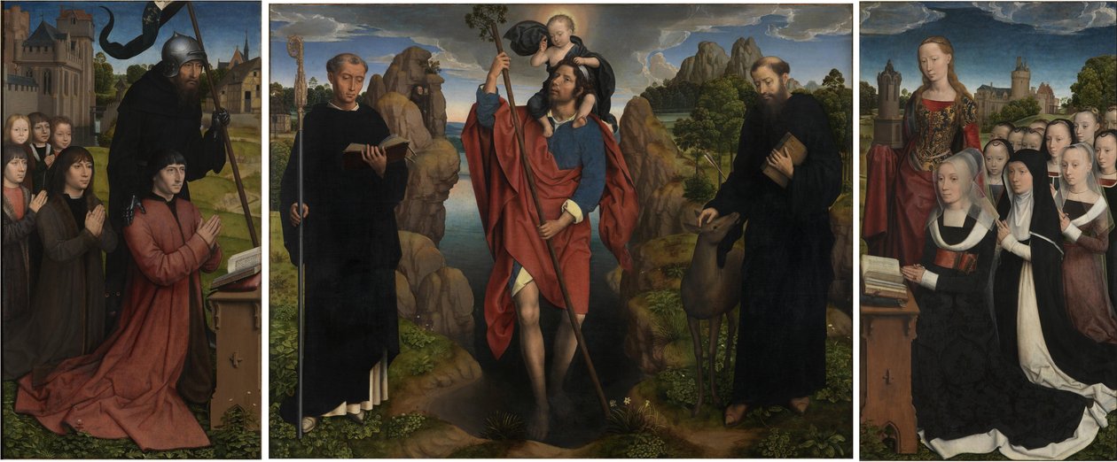 Triptych of Willem Moreel by Hans Memling: Fine art print