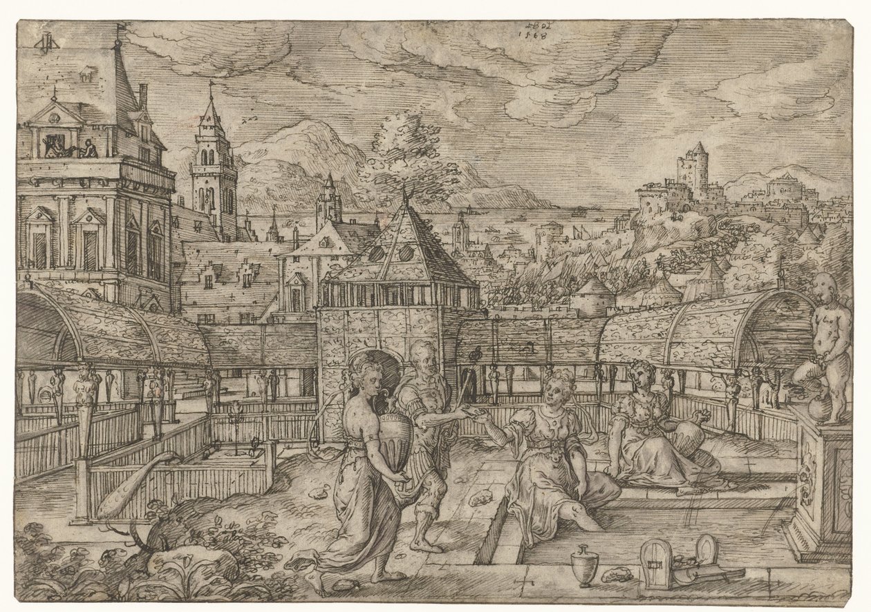 Bathsheba Receives the Message from Uriah (The Life of David)