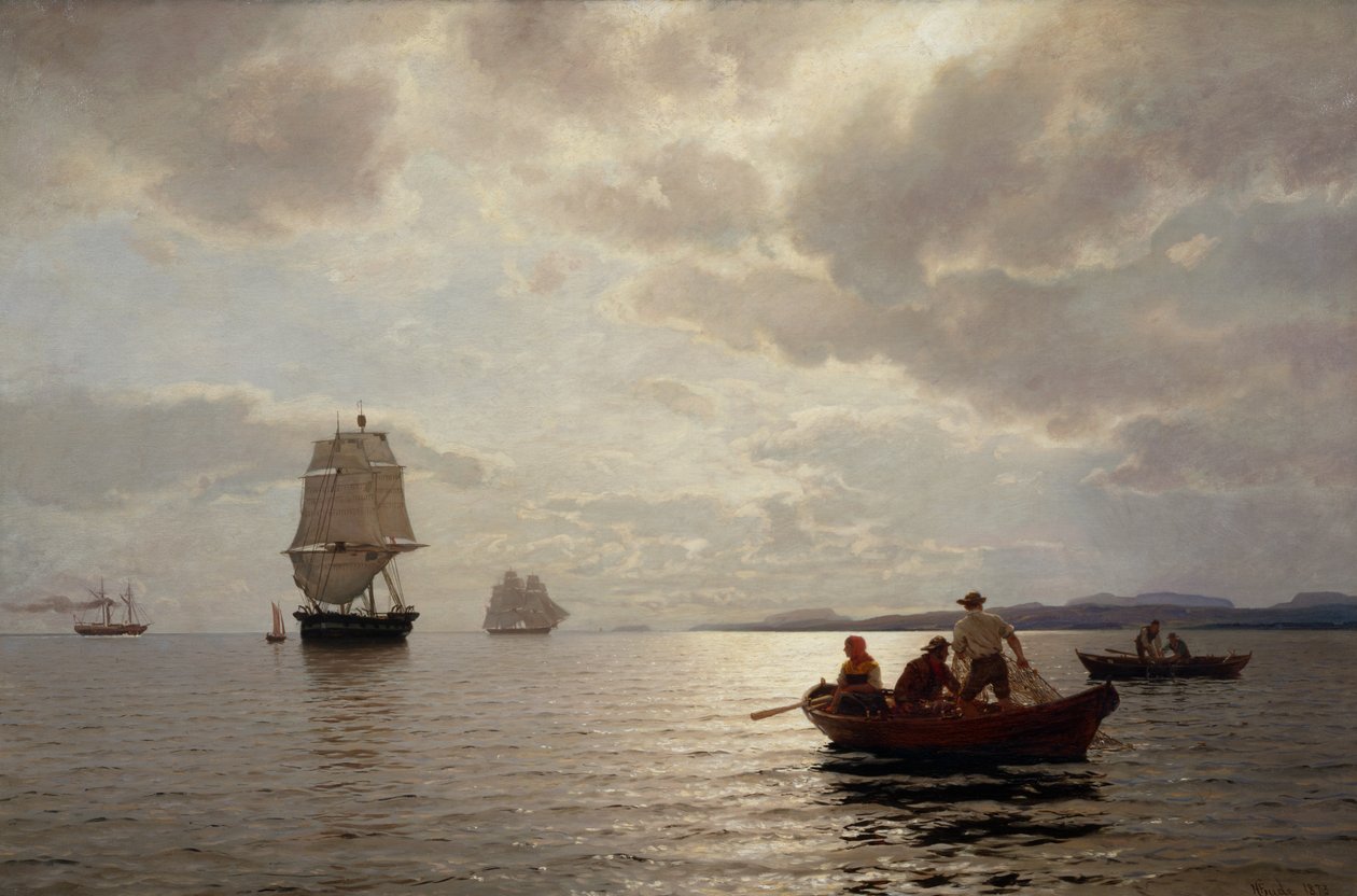 From Oslo Fjord by Hans Gude: Buy fine art print