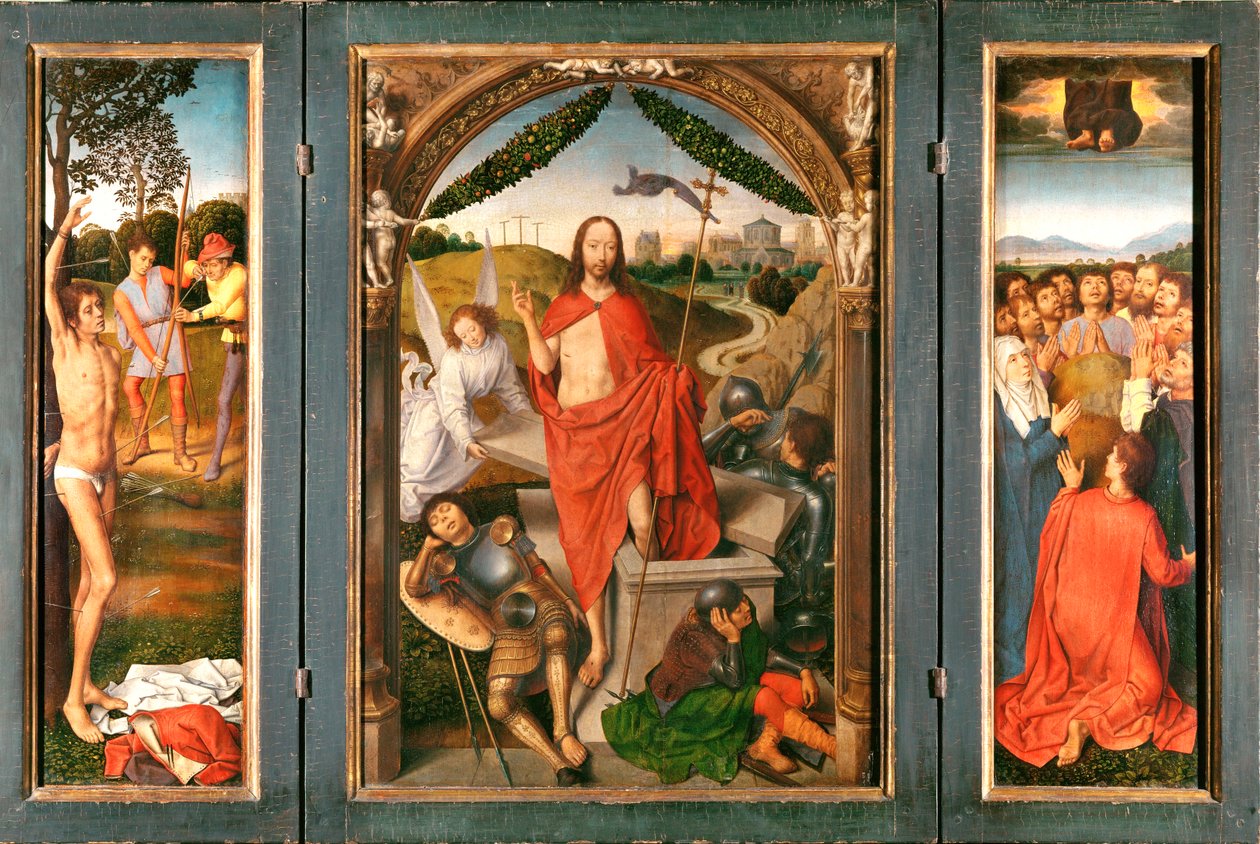 Triptych of the Resurrection by Hans Memling