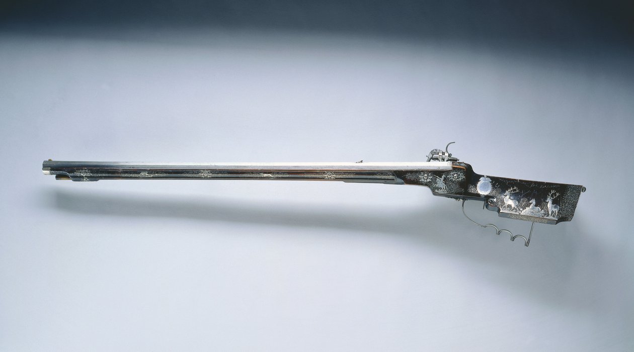 Wheel-Lock Hunting Rifle by Hans Schmidt: Fine art print