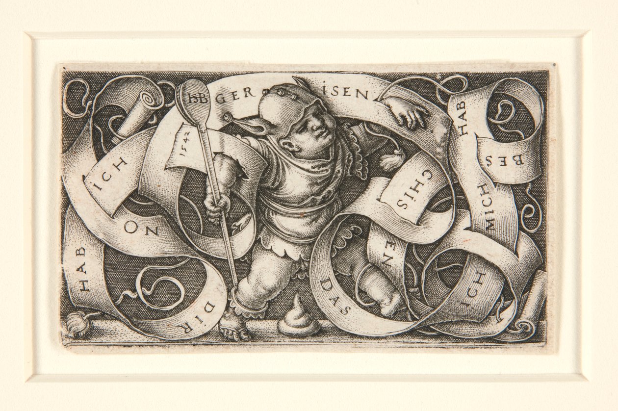 The Little Buffoon by Hans Sebald Beham: Fine art print