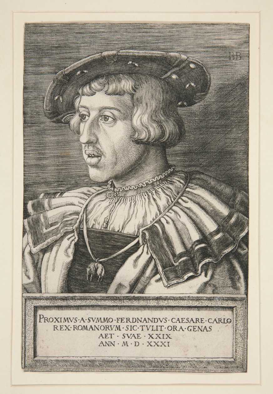 Ferdinand I by Hans Sebald Beham: Buy fine art print