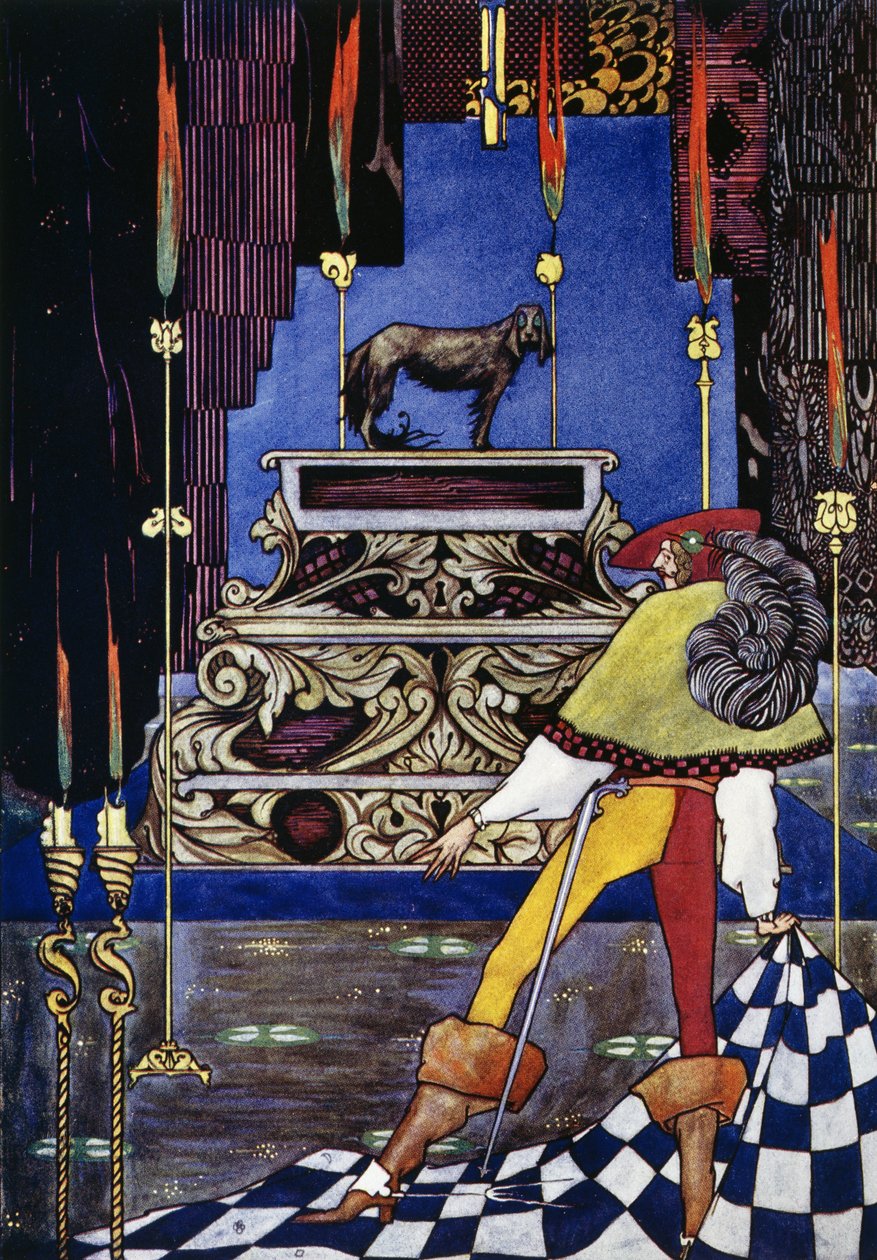 The Tinderbox, Fairy Tale by Hans Christian Andersen, Illustration by ...