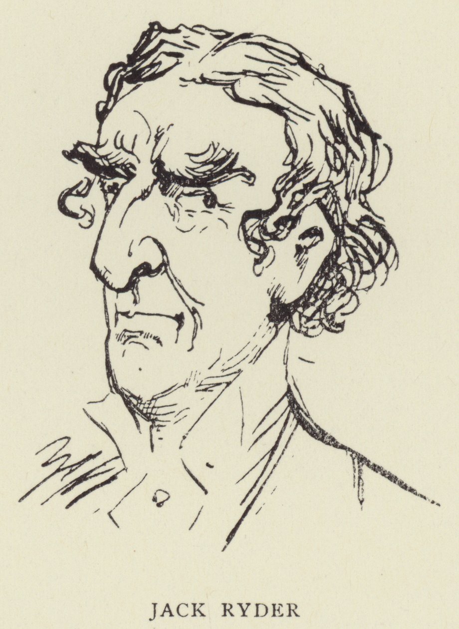 Jack Ryder by Harry Furniss: High-quality fine art print