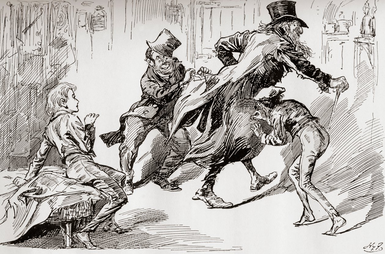 The Thieves Kitchen. Oliver is shown How It Is Done, illustration from ...