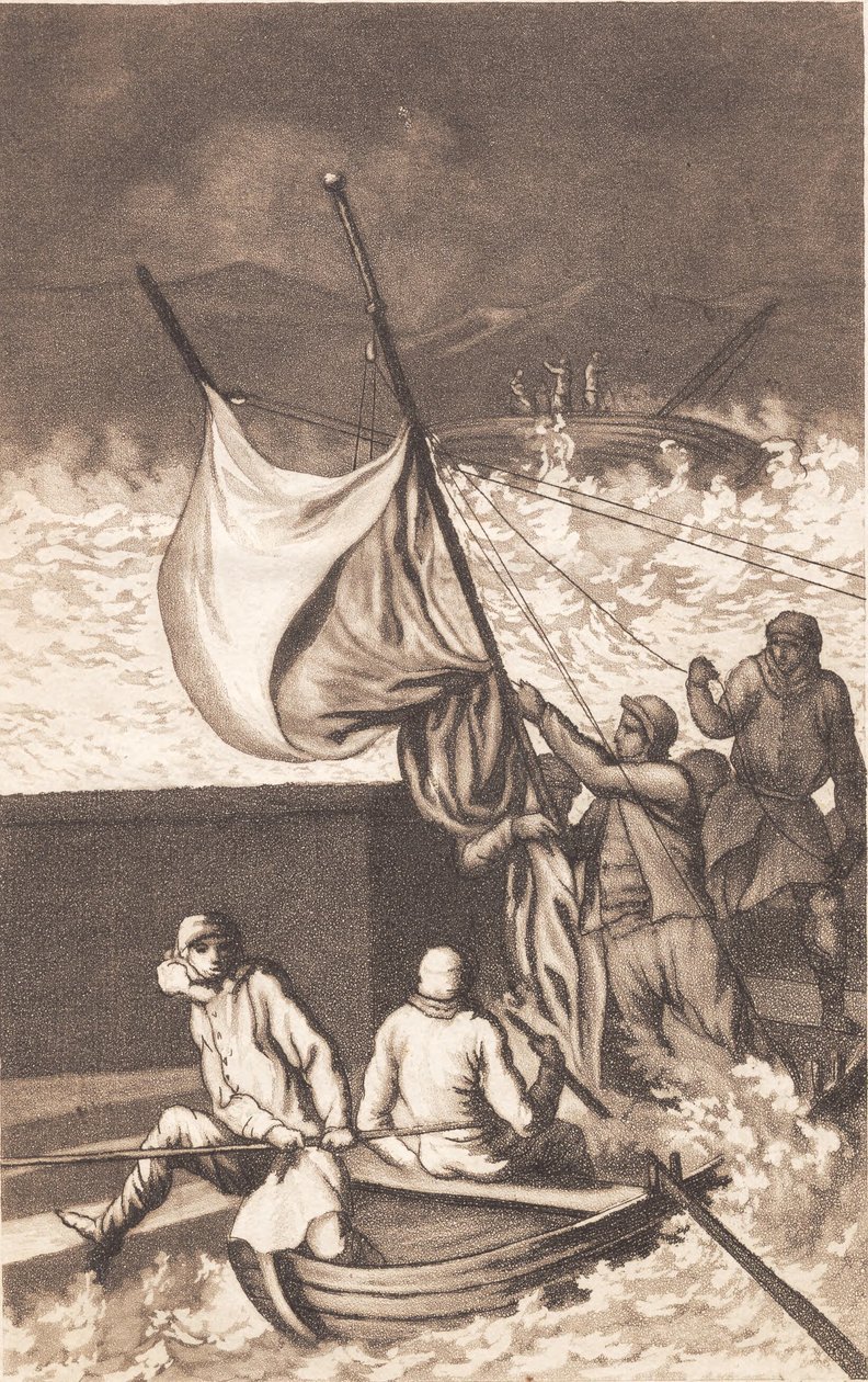 The Shipwreck by Heinrich Grosch: Premium art reproduction