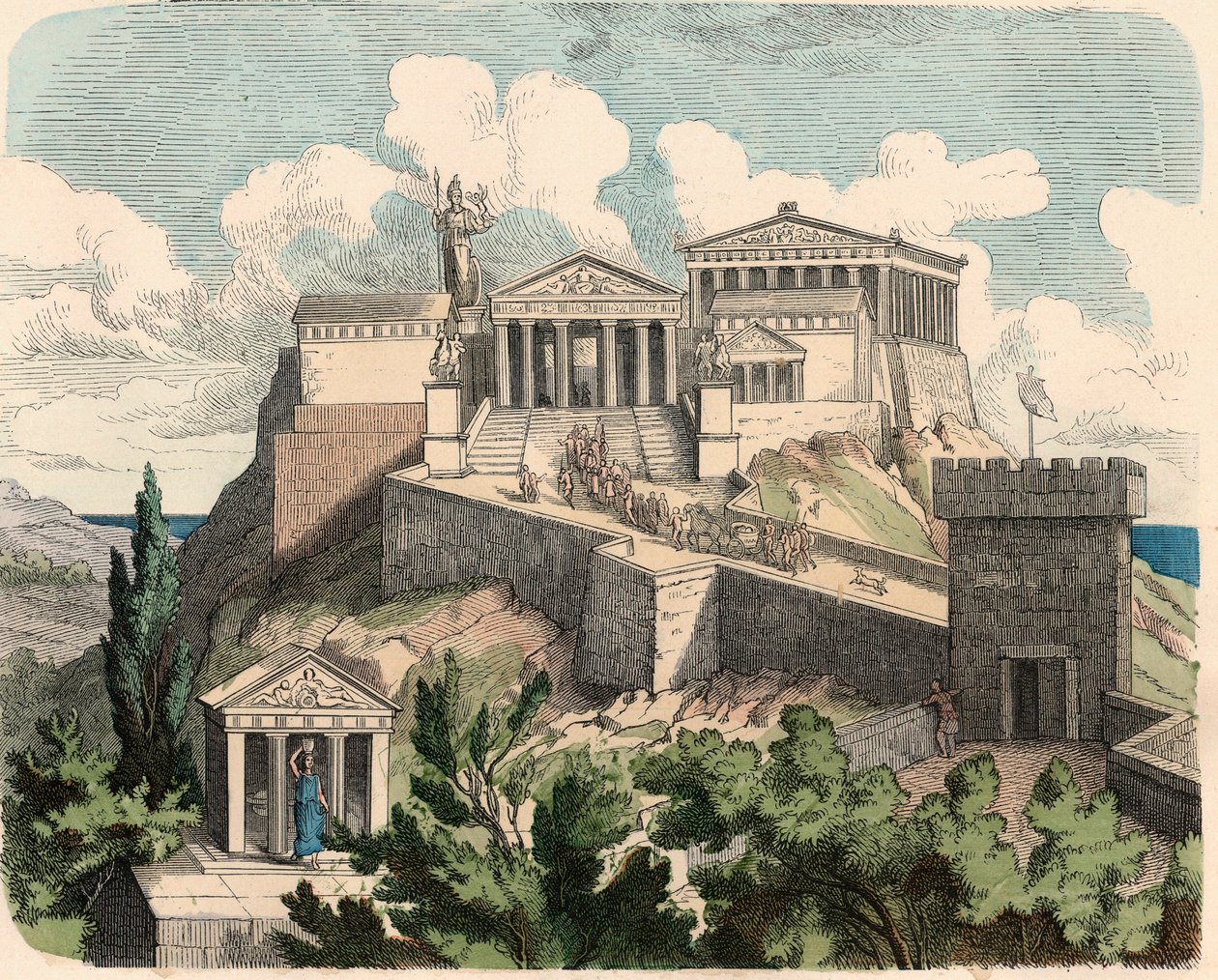 Ancient Greece: Athens, Acropolis - Parthenon
