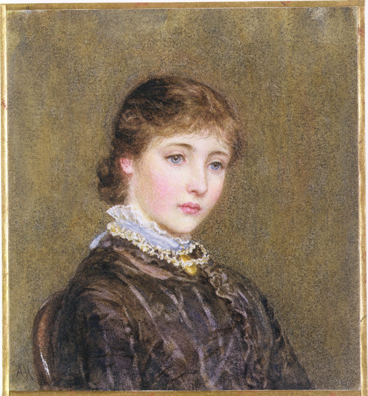 Portrait of a Young Girl by Helen Allingham