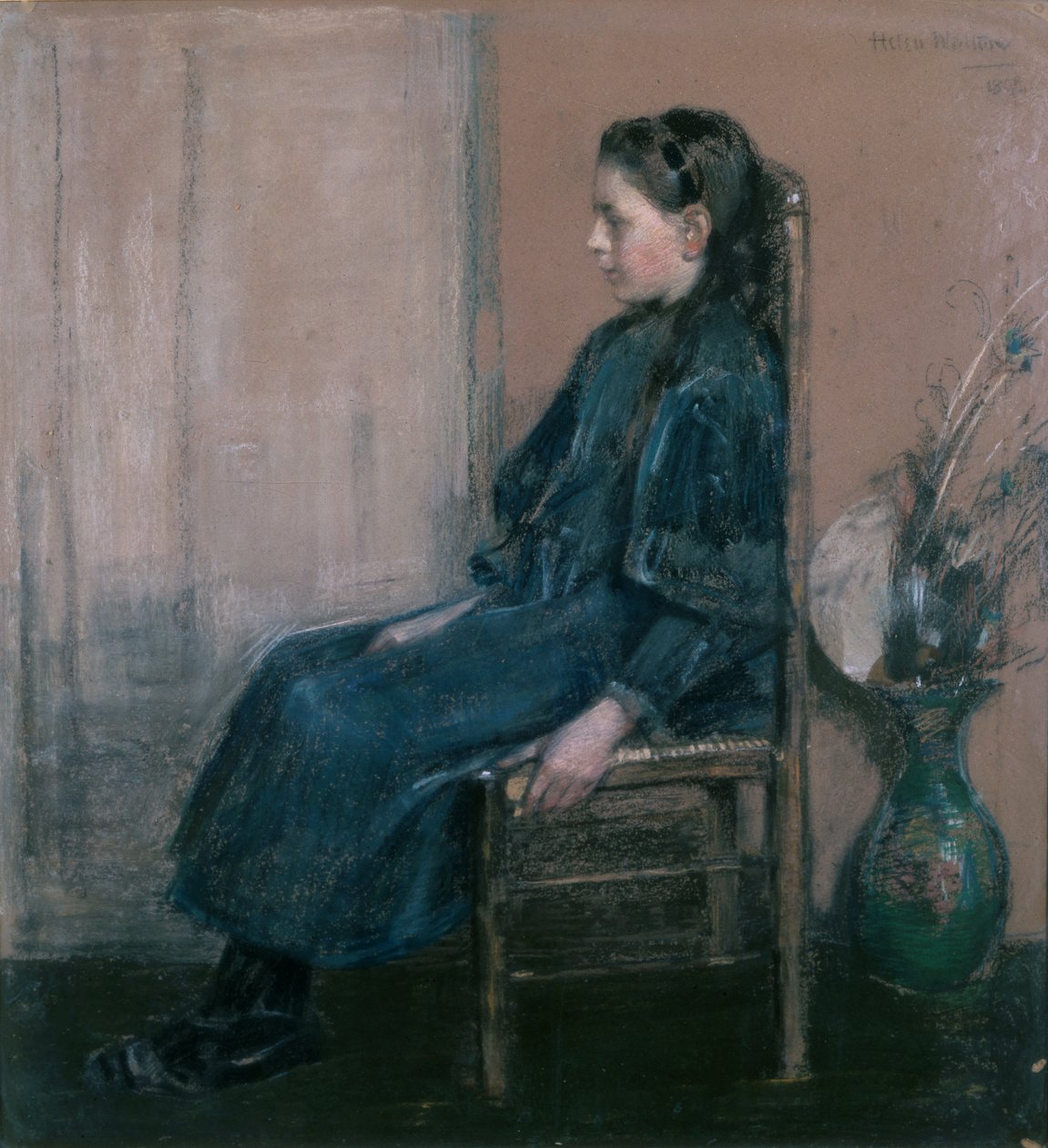 Portrait of the Artist's Daughter, Lillian by Helen Walton