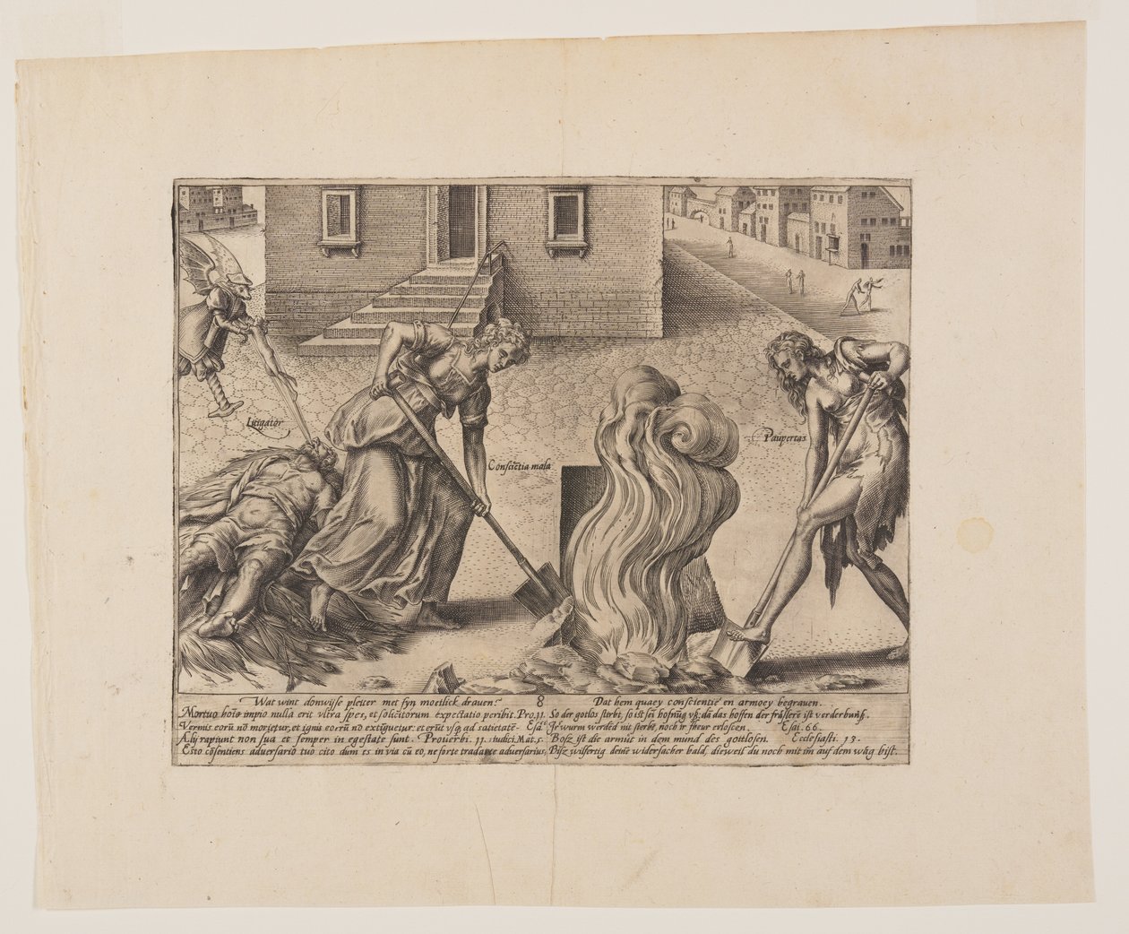 Death of the Foolish Litigant, from Litis Abusus (The Abuses of the Law)