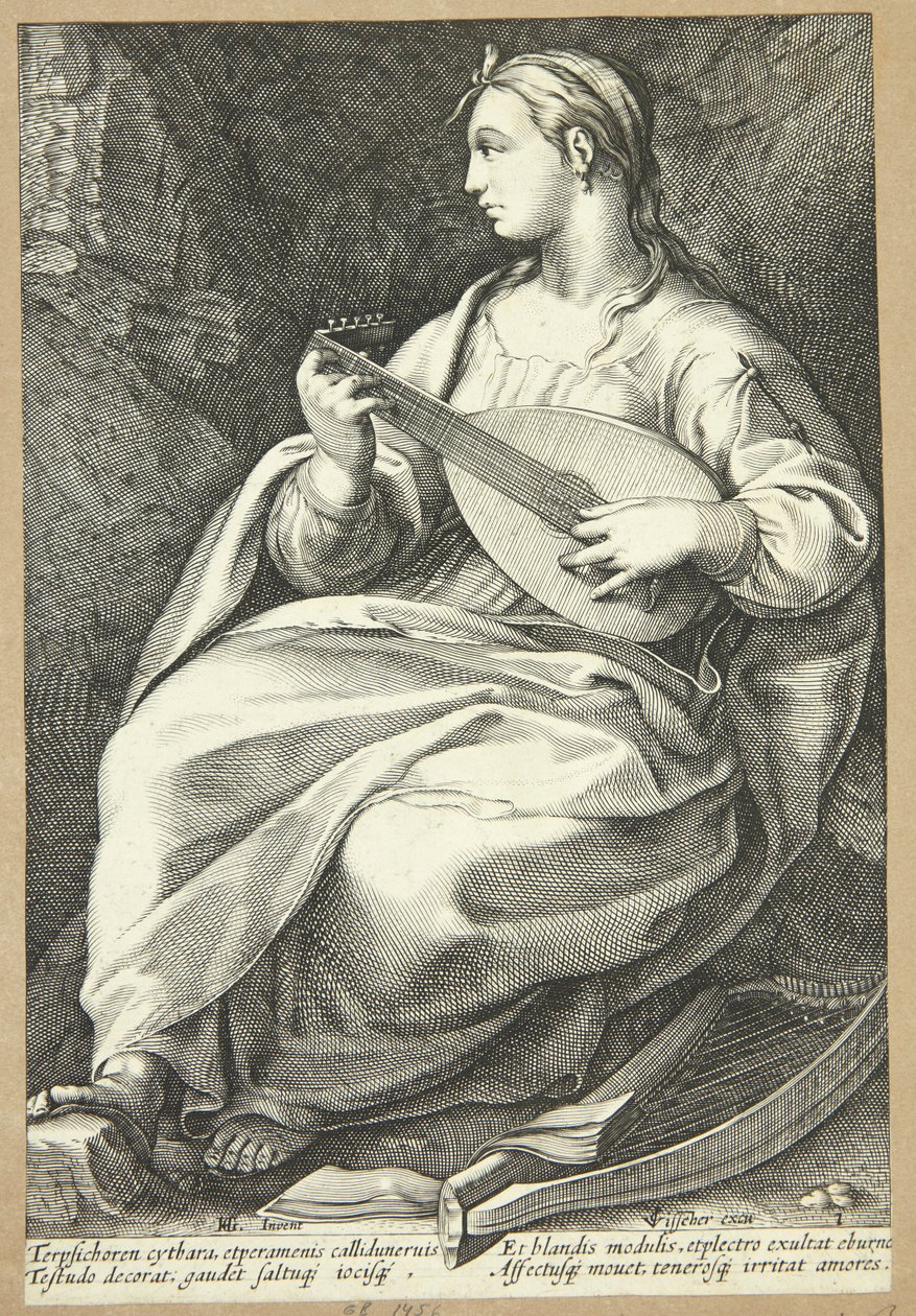 Terpsichore by Hendrick Goltzius: Buy fine art print